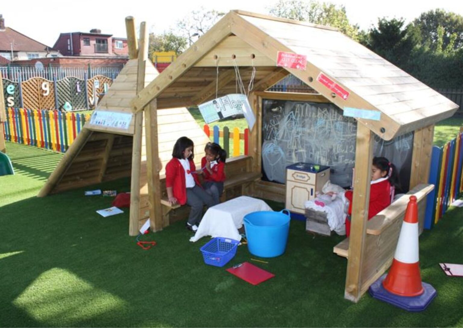 Childcare Outdoor Play Space With 6 Incredibly Areas